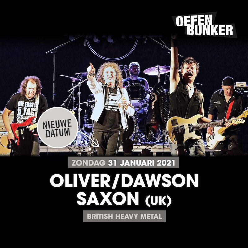 OLIVER / DAWSON SAXON 31.01.21 (NEW DATE) | The Rock Online